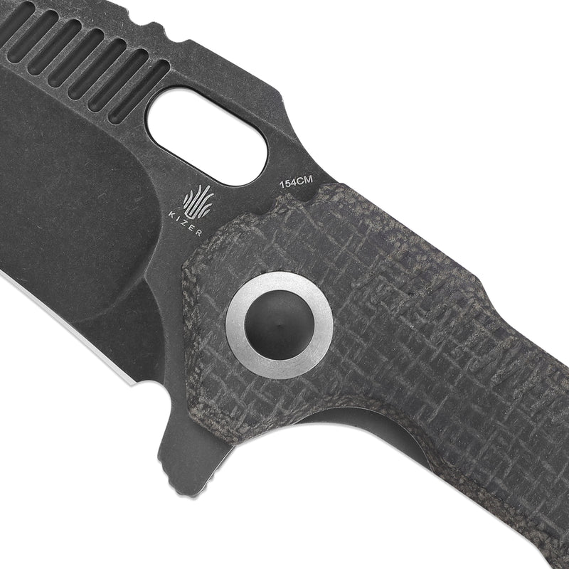 Kizer Mini Paragon Black Micarta V4600C2 – Granbergs Firearms