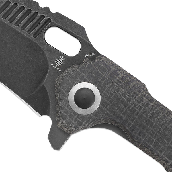 Kizer Mini Paragon Black Micarta V4600C2 – Granbergs Firearms