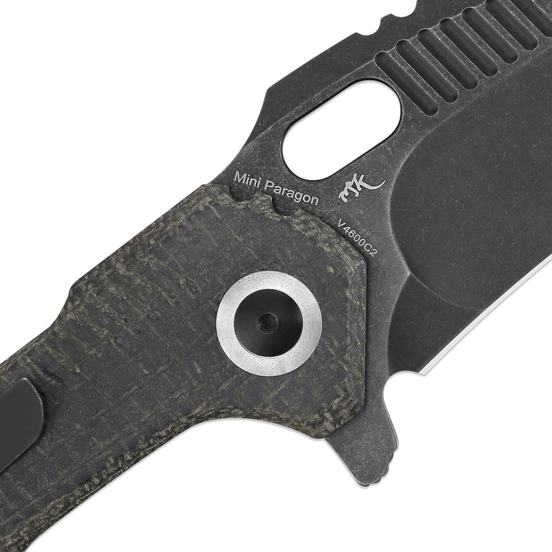 Kizer Mini Paragon Black Micarta V4600C2 – Granbergs Firearms