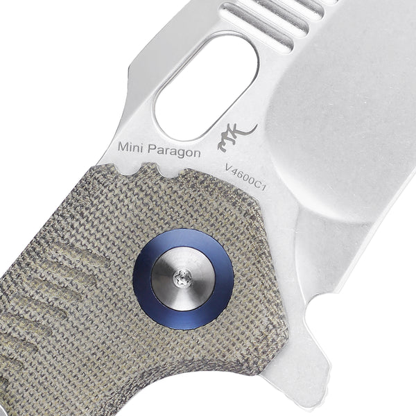 Kizer Mini Paragon Liner Lock Knife Green Micarta V4600C1 – Granbergs ...