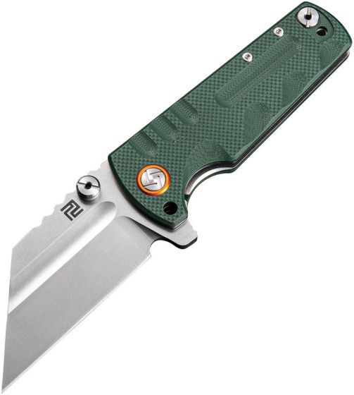 Artisan Cutlery Proponent Framelock Green Folding Pocket Knife ...