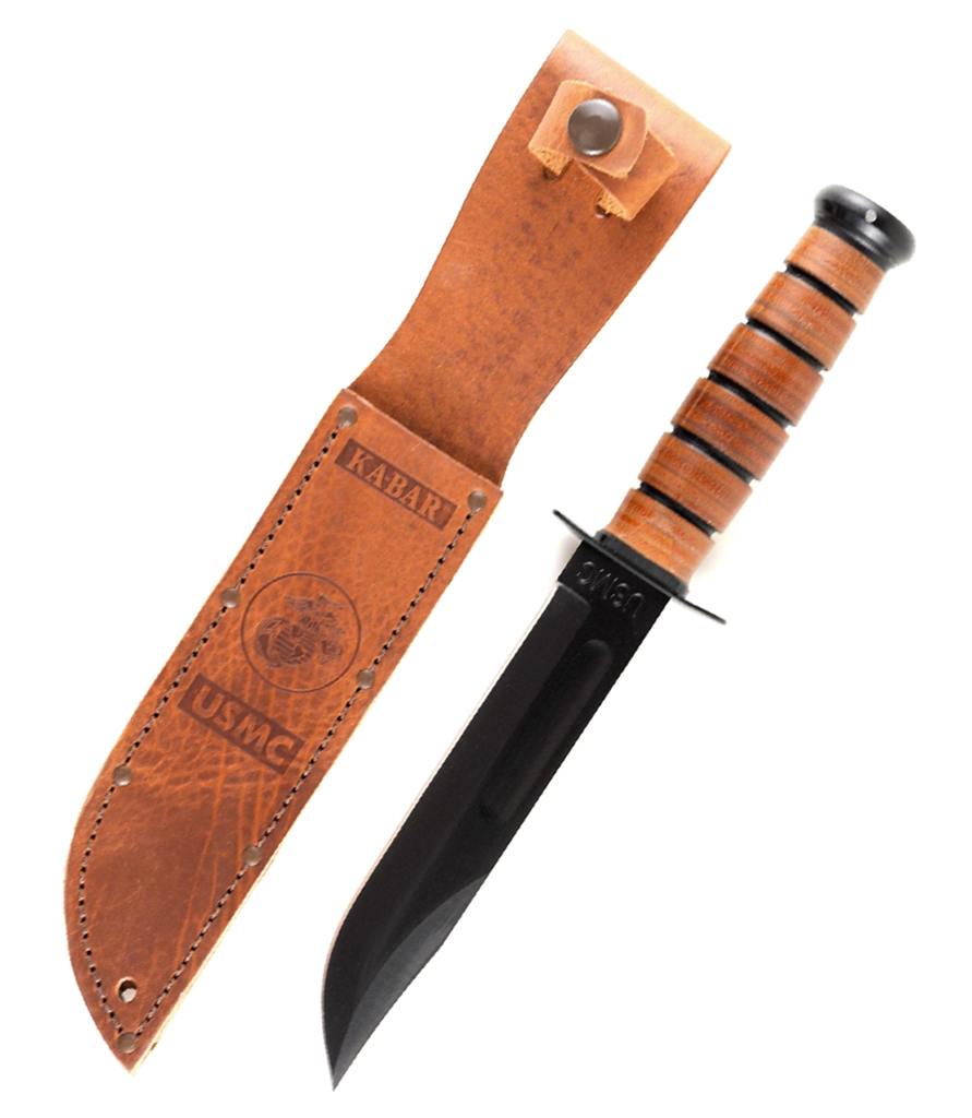 Ka-bar 1217 USMC Fighting Knife Straight Edge KA1217 – Granbergs Firearms