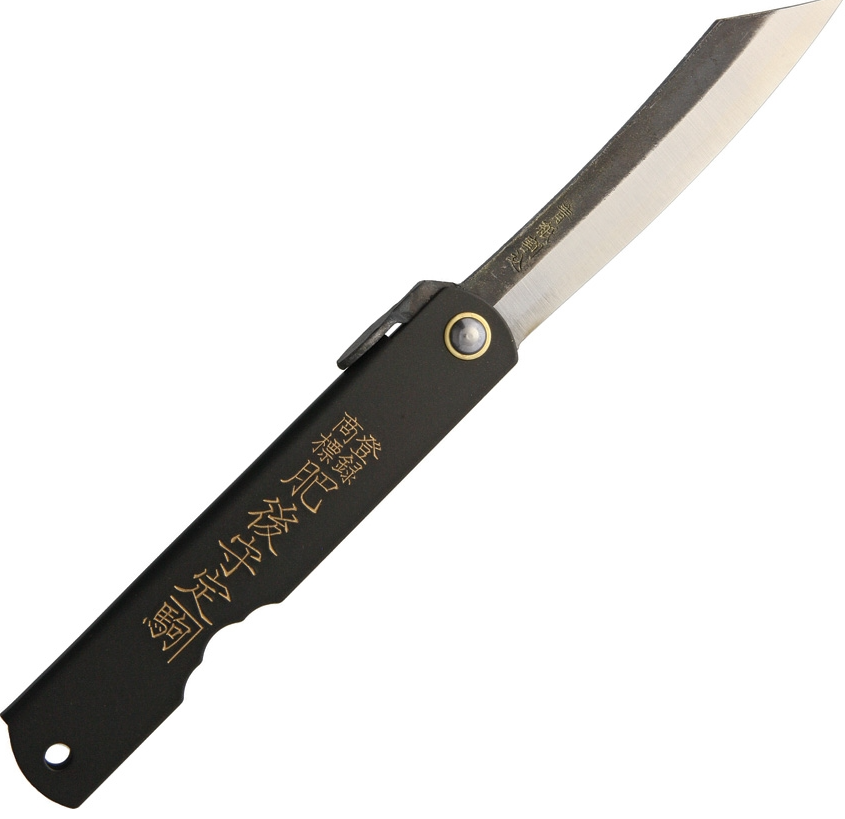 Higonokami Folder Blue Paper Steel Black Folding Pocket Knife HIGOCBB ...