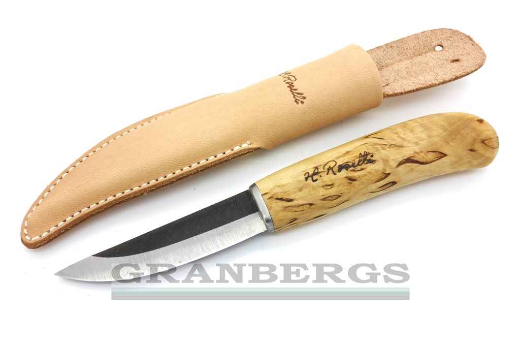 H. Roselli R110 Carpenter Knife Hand Made Finnish Carbon Steel Knife ...