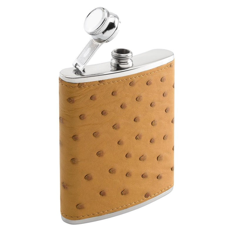 Max Capdebarthes Flask 6oz- Ostrich Skin – Granbergs Firearms